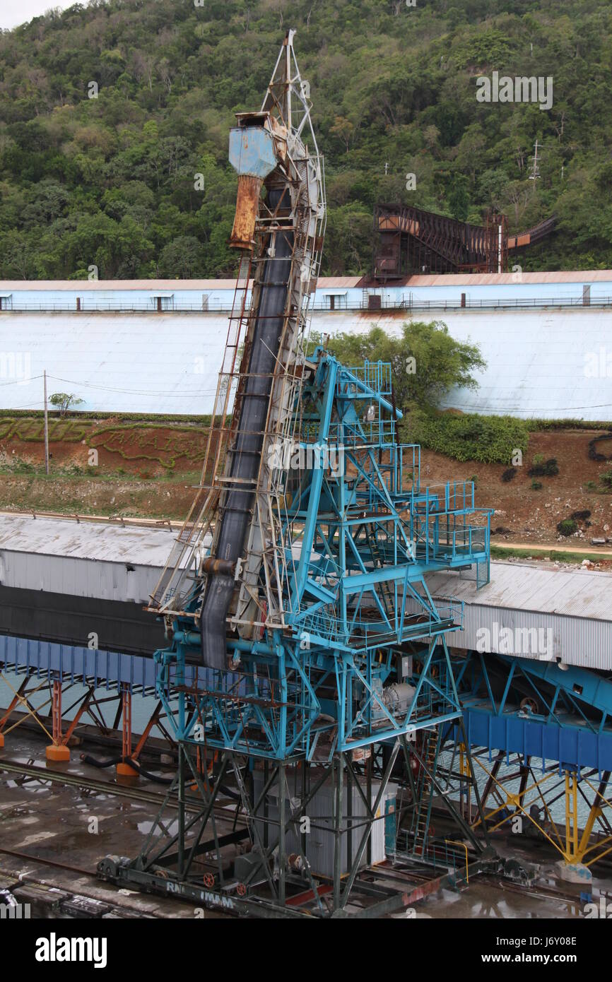 harbor harbours pier mining crane blue stairs tree trees stone holiday ...