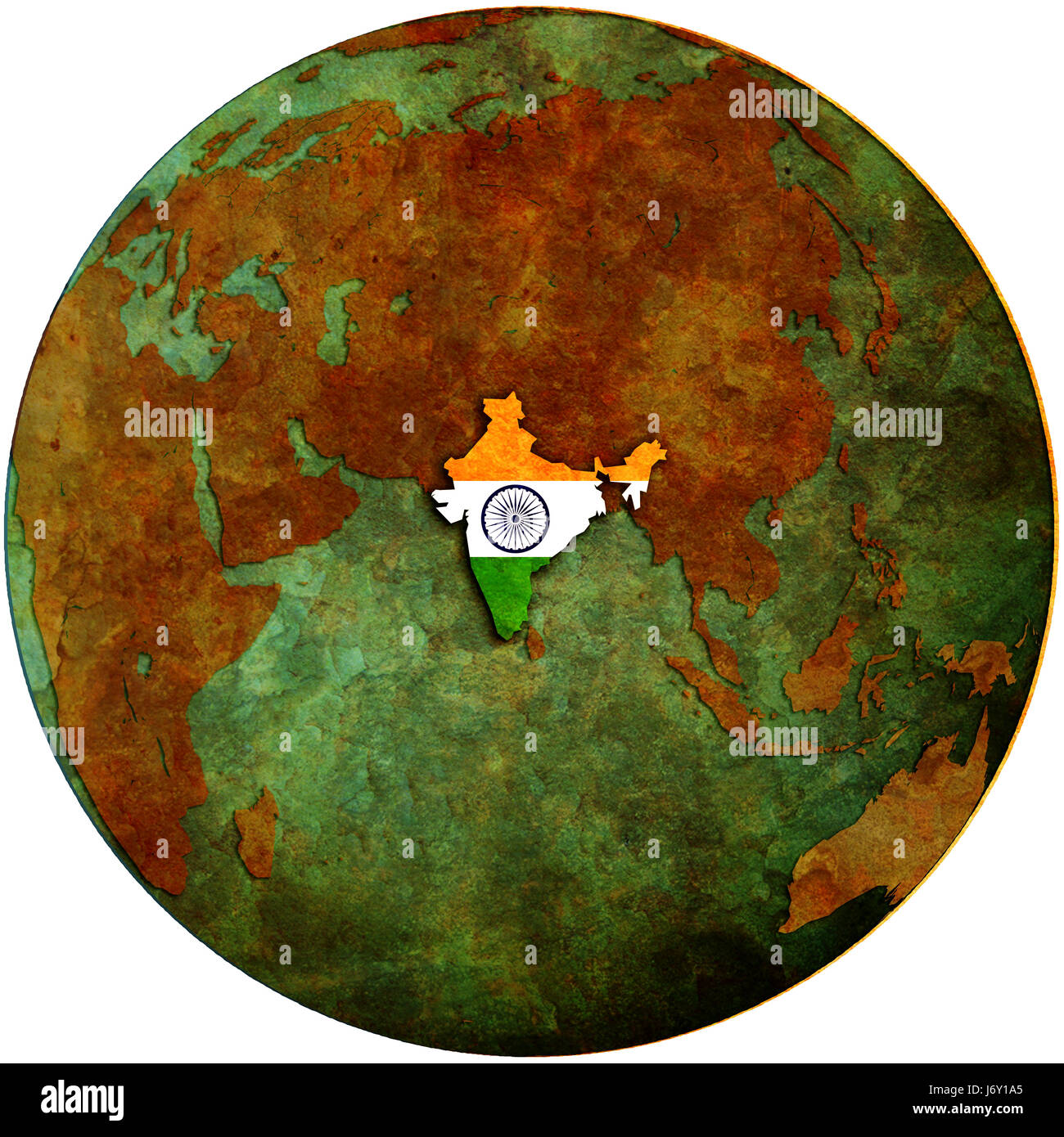 Old map of india hi-res stock photography and images - Alamy