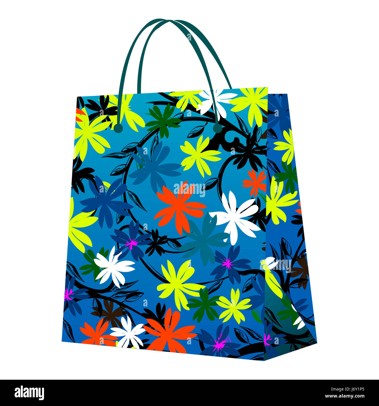 blue bag colored cartoon color colorful paint blue isolated model ...