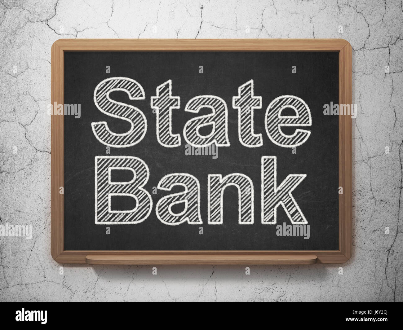 Money concept: State Bank on chalkboard background Stock Photo - Alamy