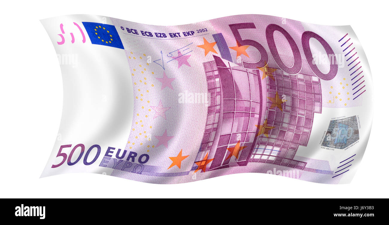 Note 500 euro Cut Out Stock Images & Pictures - Alamy