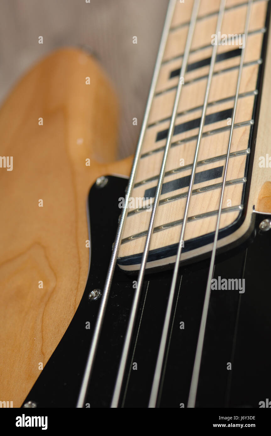 stringed instrument bass basso neck music wood brown brownish brunette ...