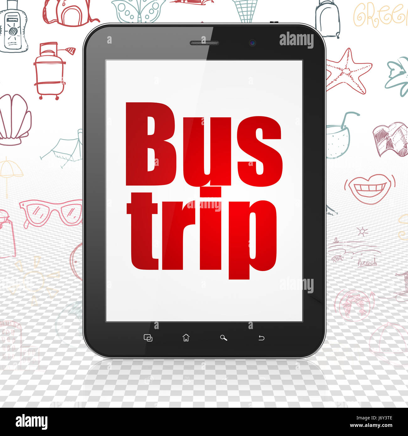 Tourism concept bus icons hi-res stock photography and images - Alamy