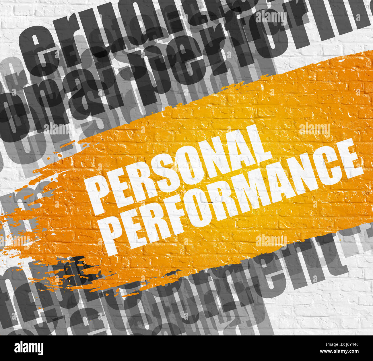 Personal Performance on White Wall Stock Photo - Alamy