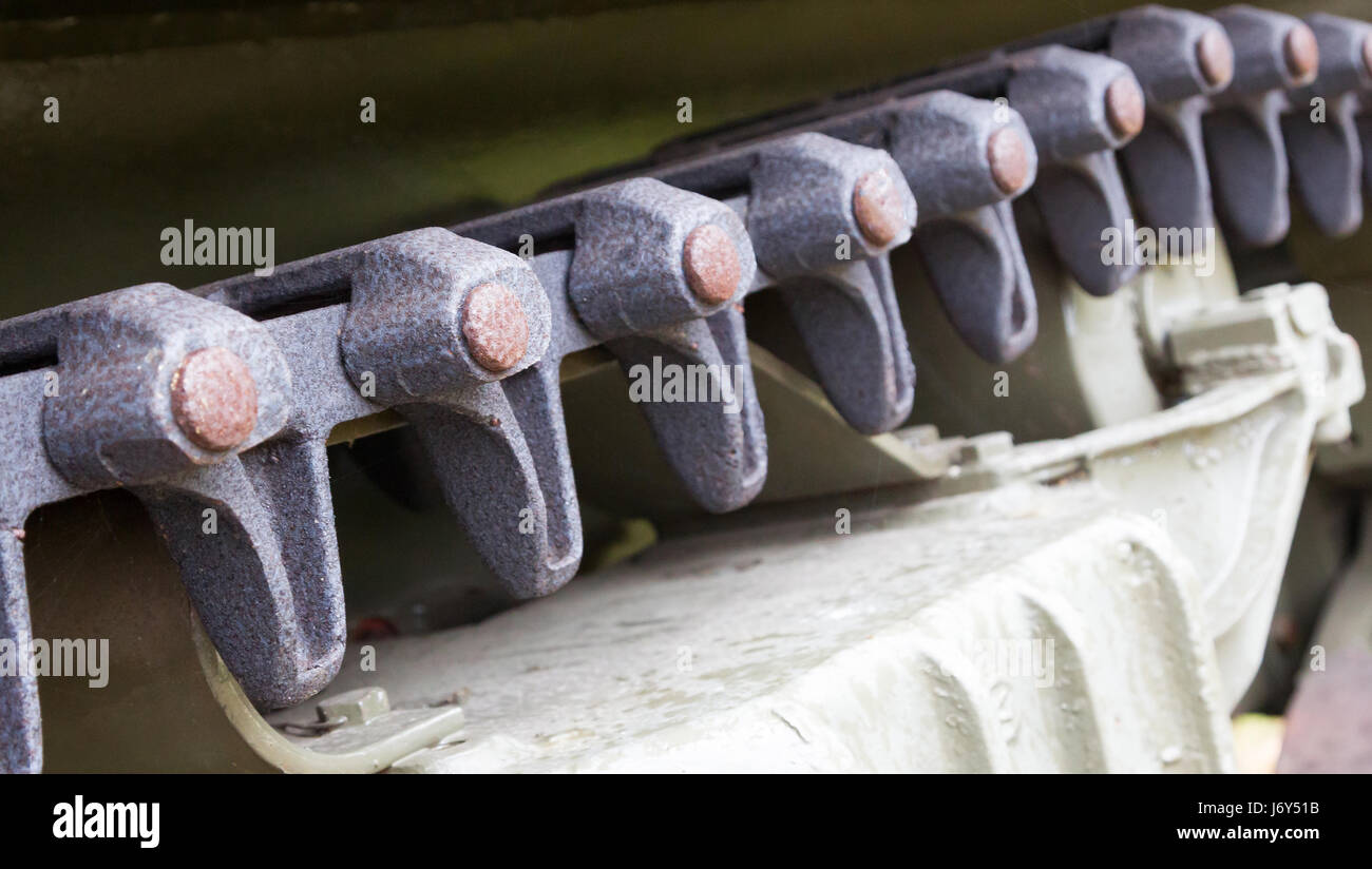 WW2 tank close-up, detail shot of an Allied vehicle Stock Photo - Alamy