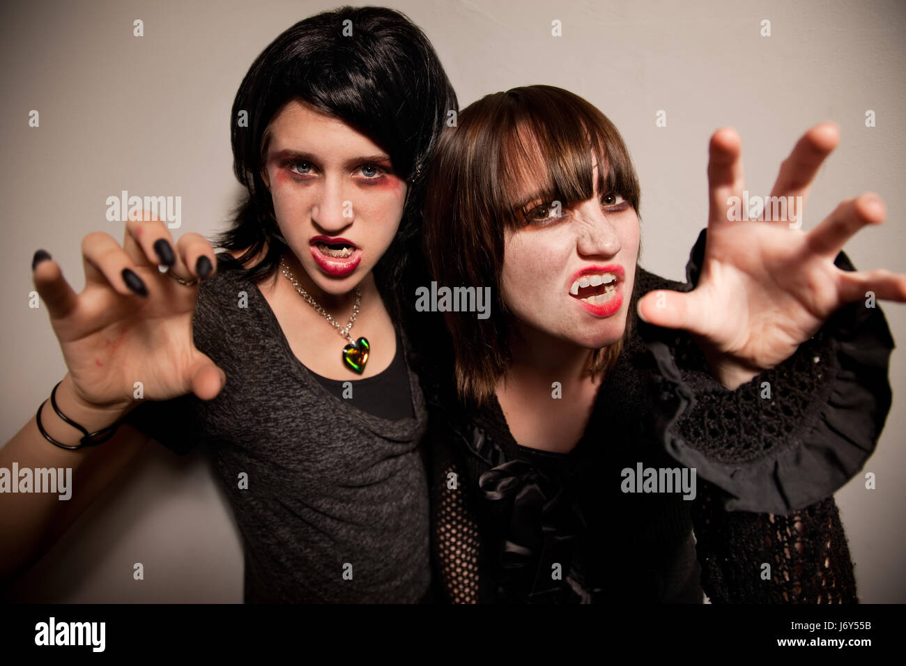 reach female teen teeth fantasy scary hungry bad peccant wickedly evil ...