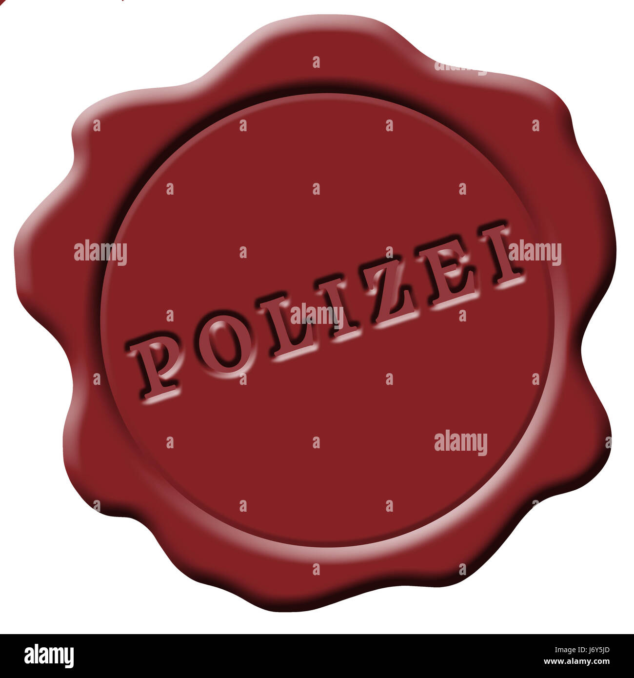 wax seal police Stock Photo - Alamy