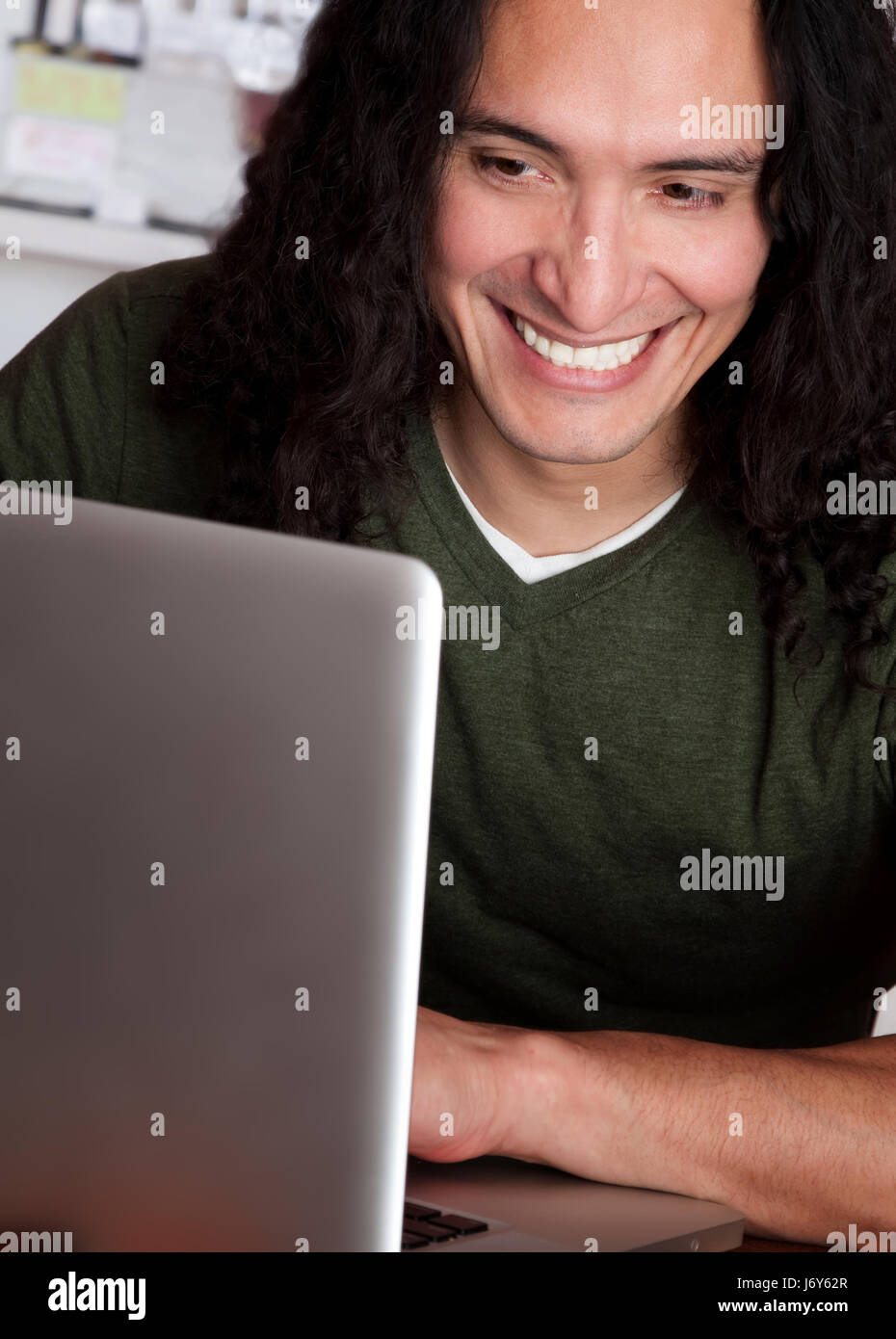 cafe restaurant study laptop notebook computers computer laugh laughs ...