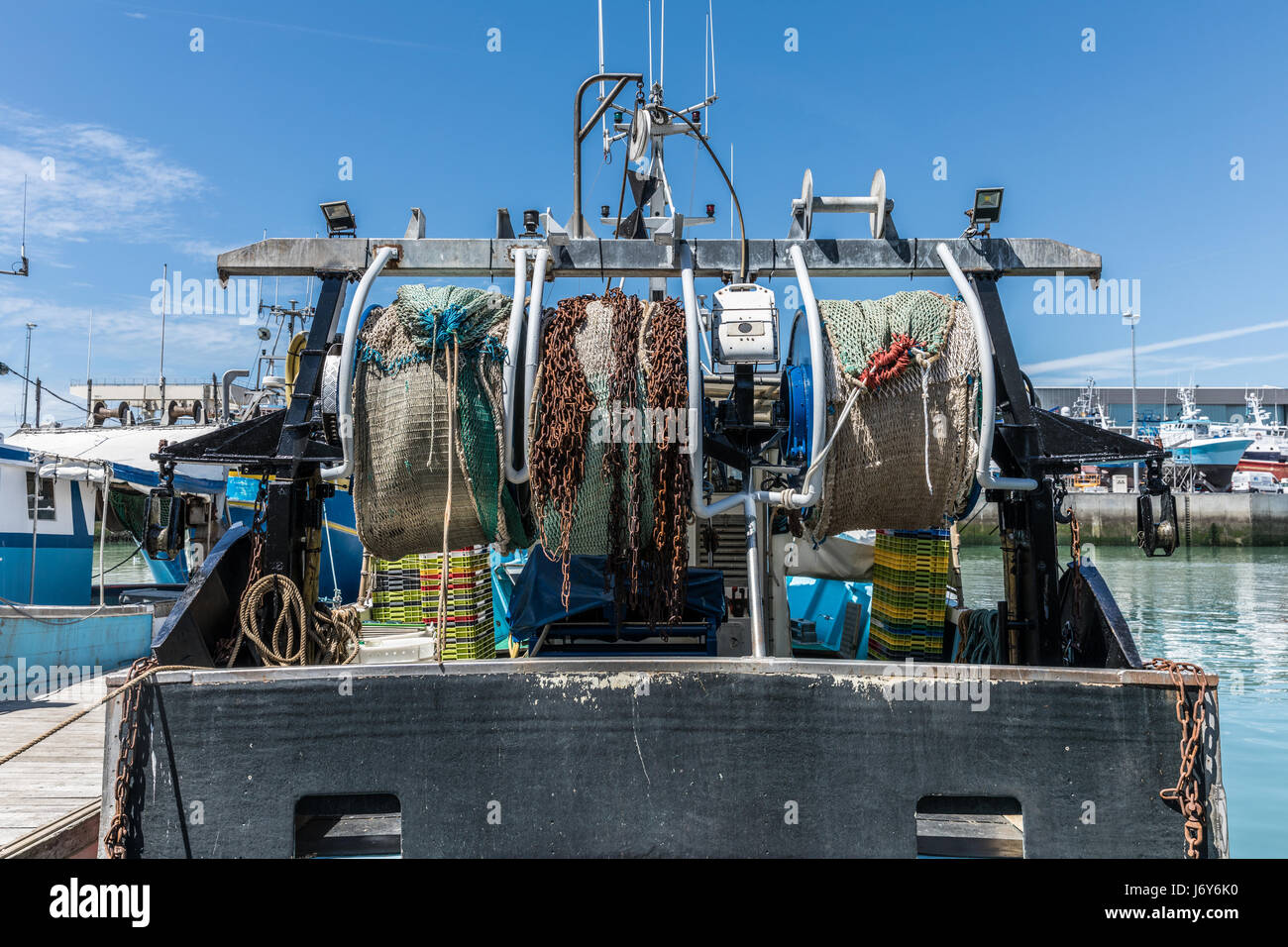Fishing trawler equipment hi-res stock photography and images - Alamy