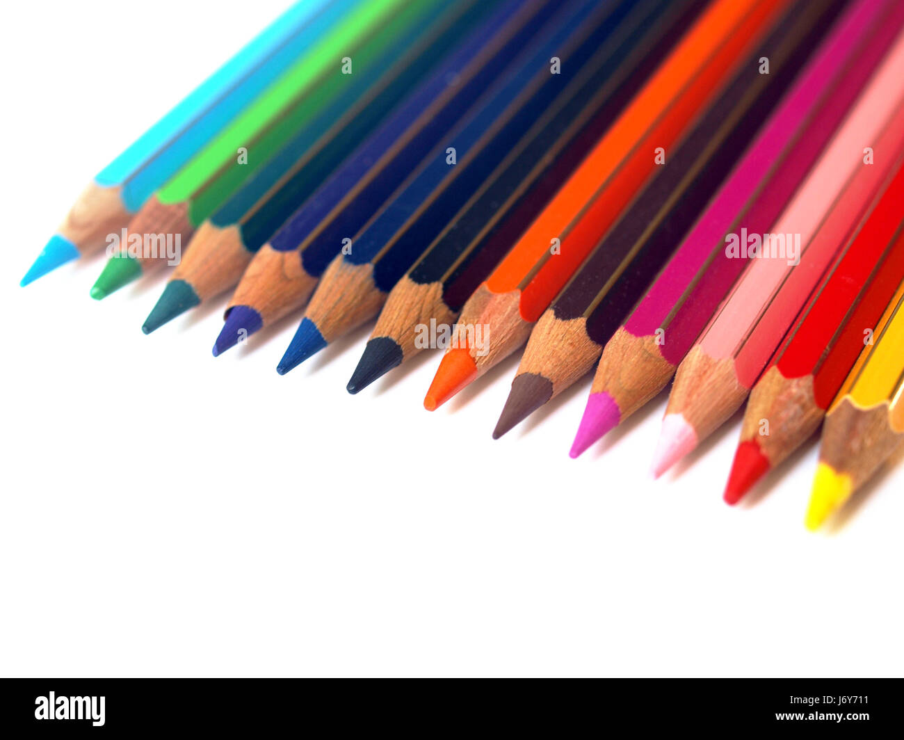 colour pencils color sheet of paper paper paint draw macro close-up ...
