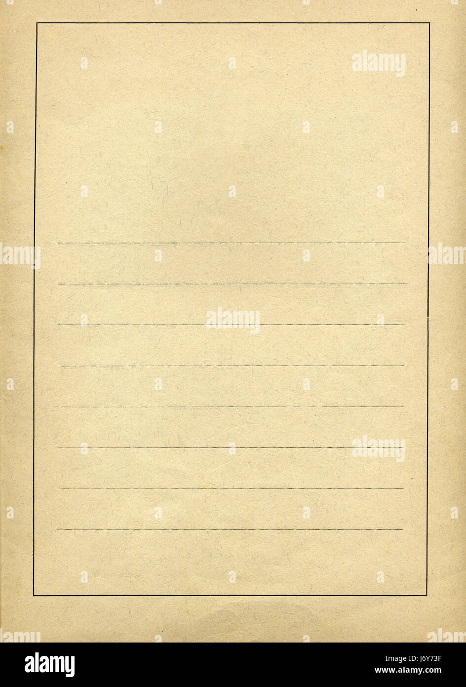 blank european caucasian vintage uninhabited stationery document old ...