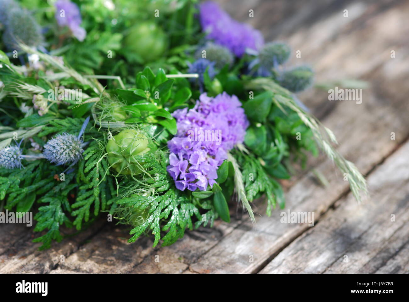 purple chaplet yellow still life bouquet landlive chaplet summer ...