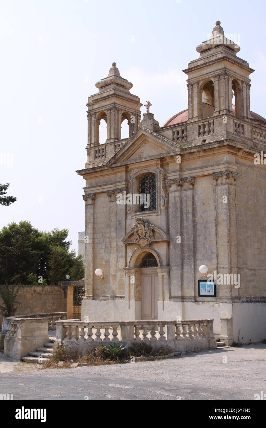 church in malta Stock Photo - Alamy