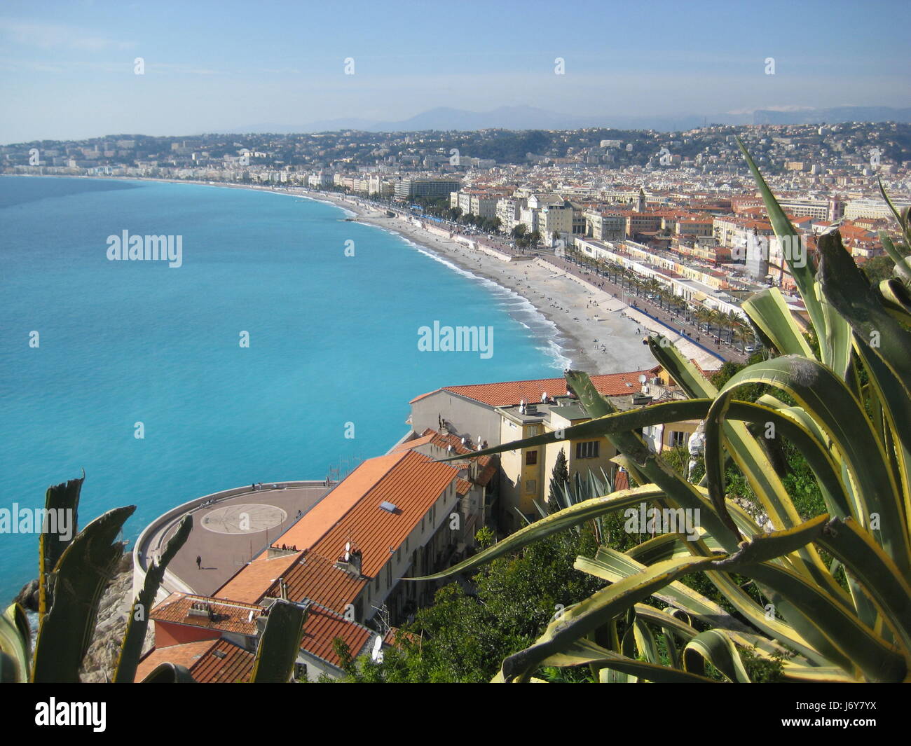 city town france sight view outlook perspective vista panorama lookout ...