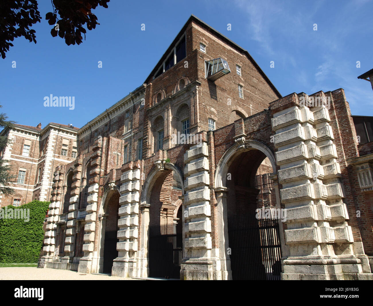 italia castle italy chateau baroque brick masonry style of construction ...