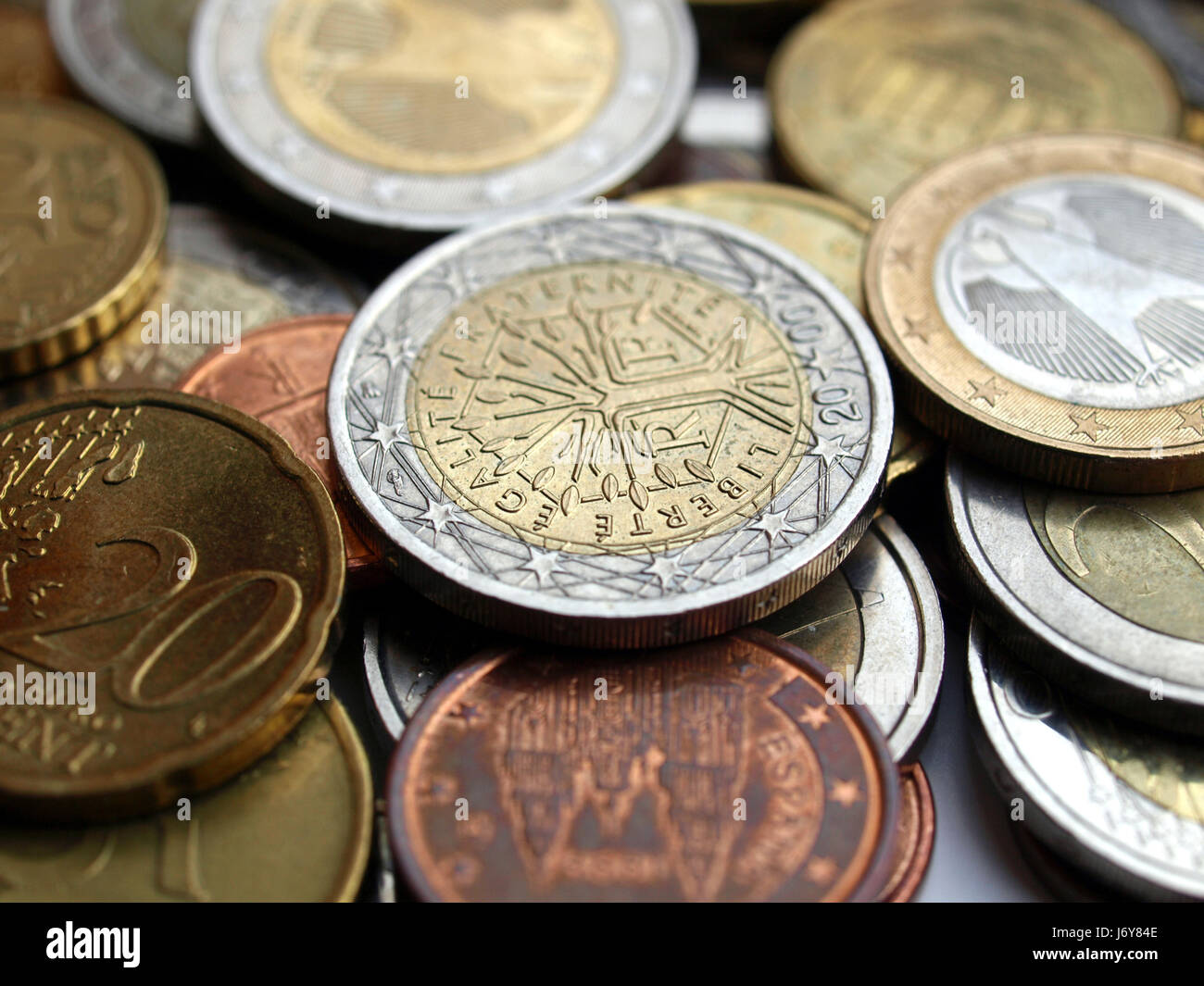 currency euro coin coins change cash cold cash money in cash money ...