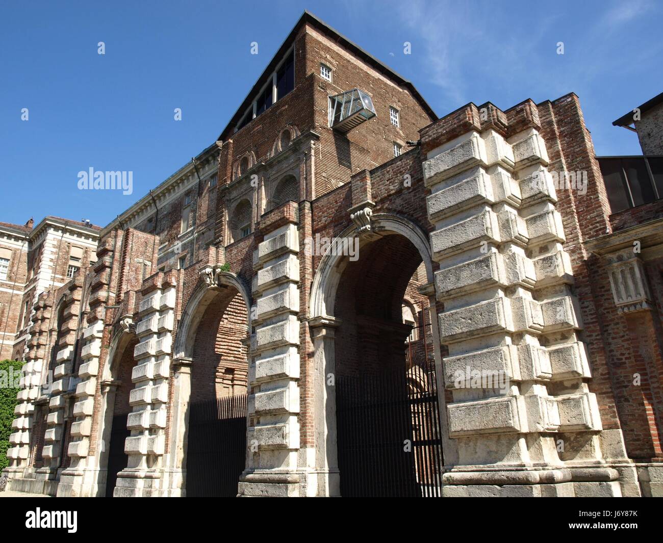 italia castle italy chateau baroque brick masonry style of construction ...