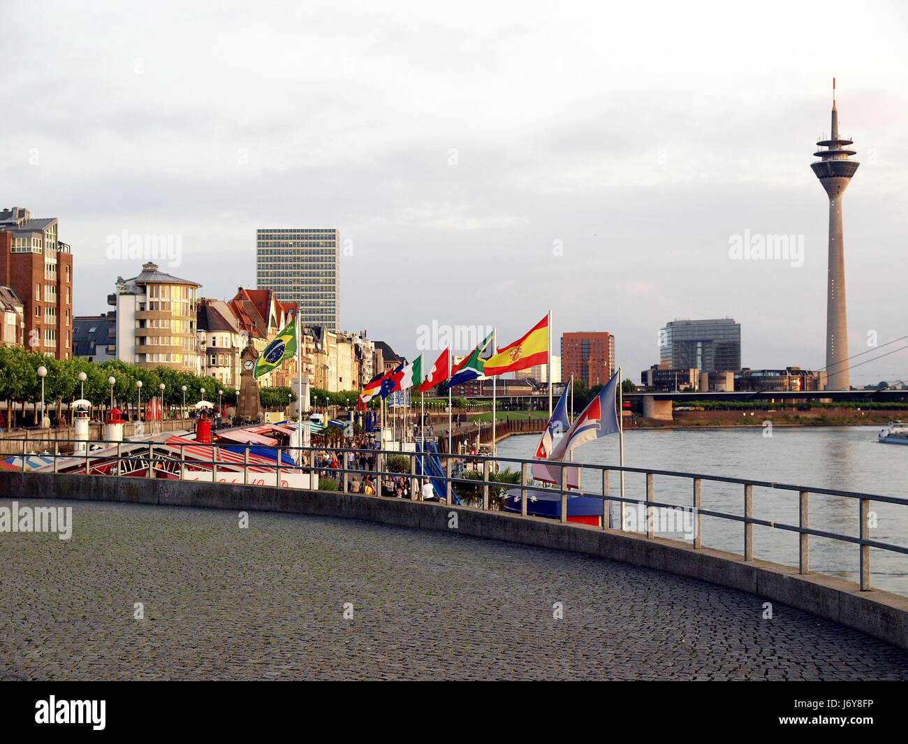 bridge germany german federal republic boat ship river water rowing ...