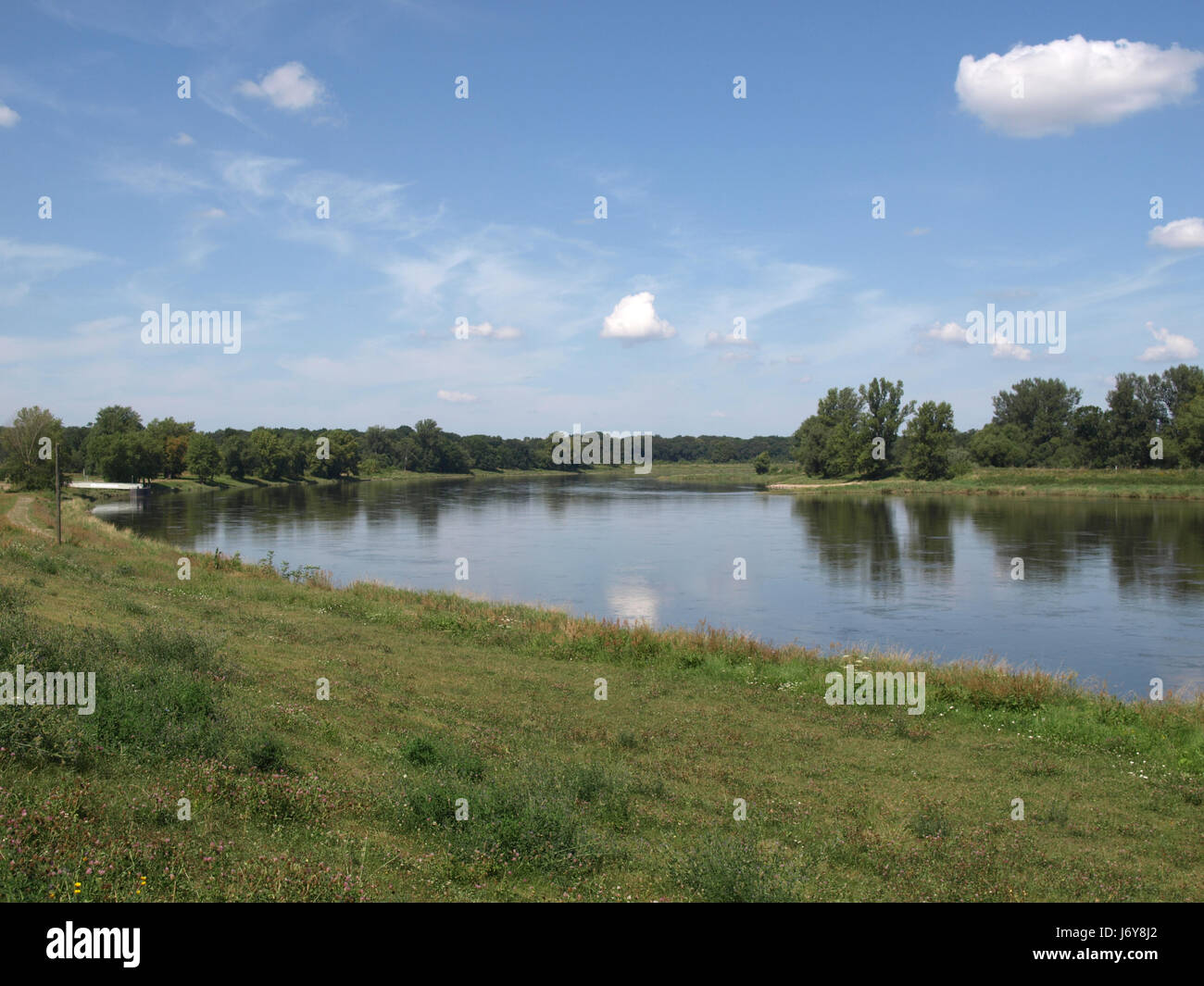 germany german federal republic elbe bank river water germany german ...