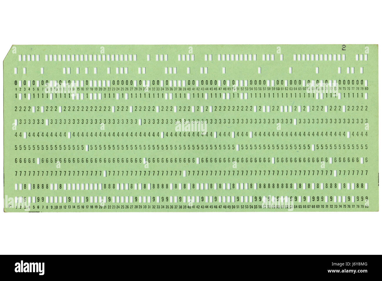 Ibm punched card hi-res stock photography and images - Alamy
