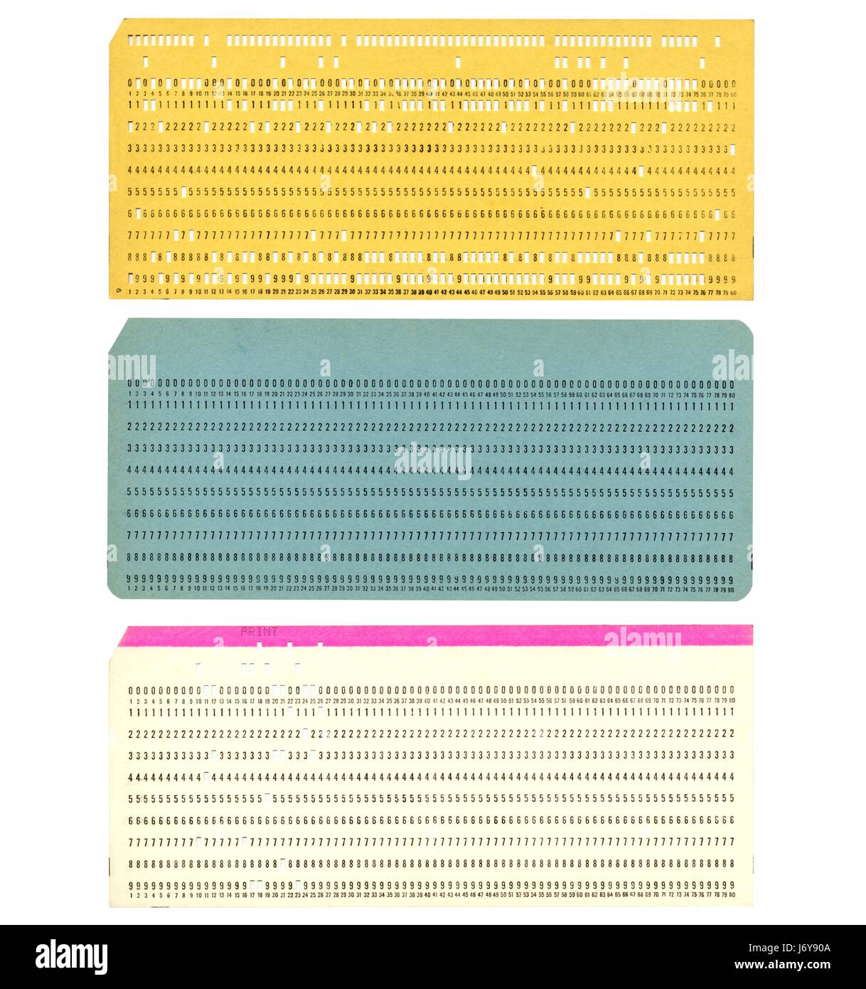 vintage card retro storage punched punching programming computers ...