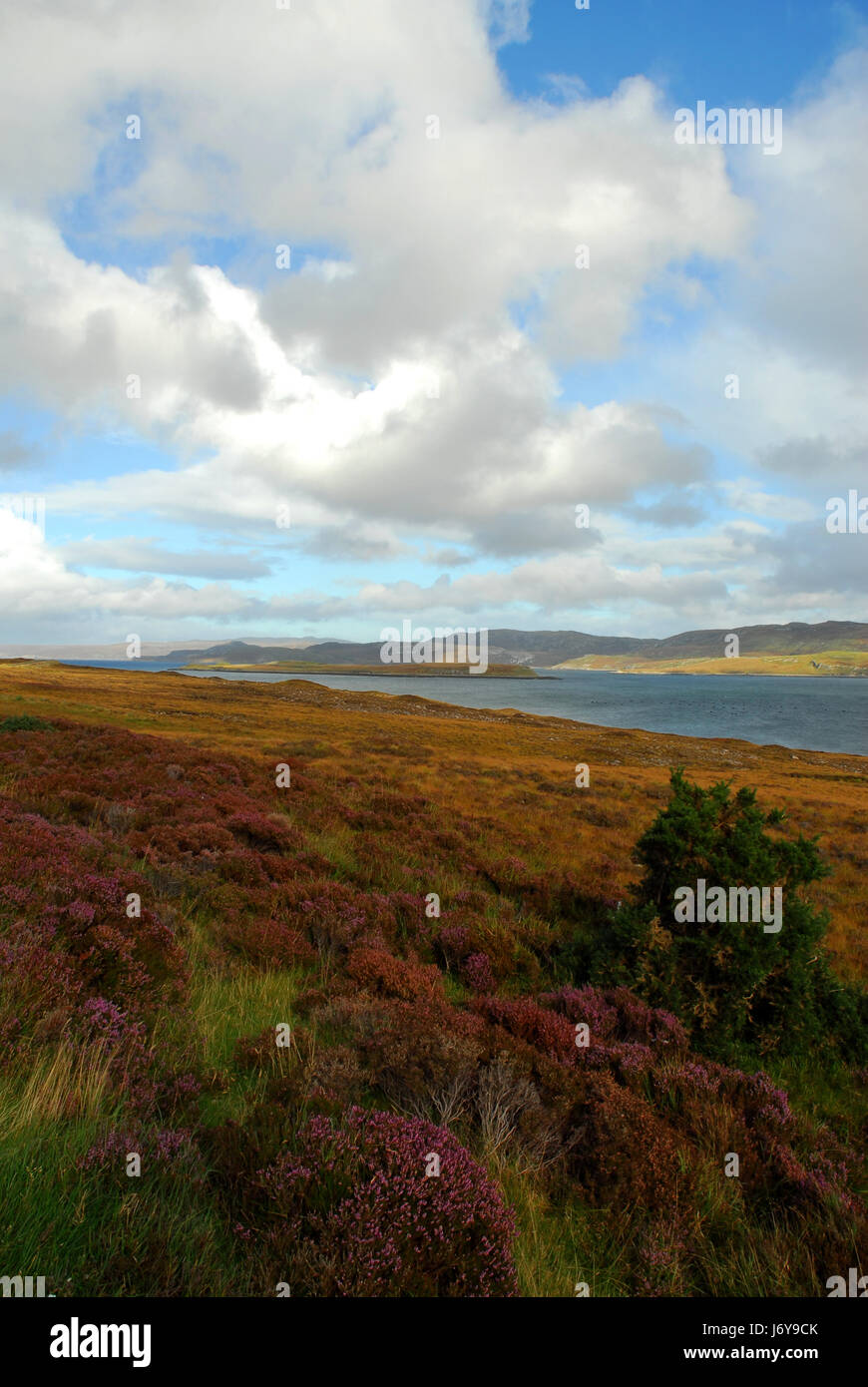 waters scotland hole heath scenery countryside nature clouds waters ...