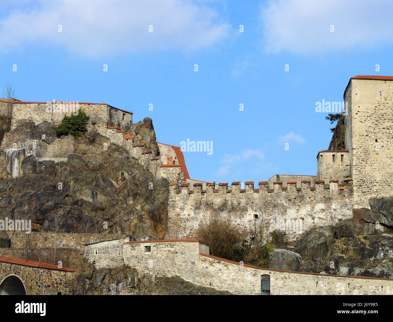 rock wall fortress bastion middle ages historical europe rock lust ...