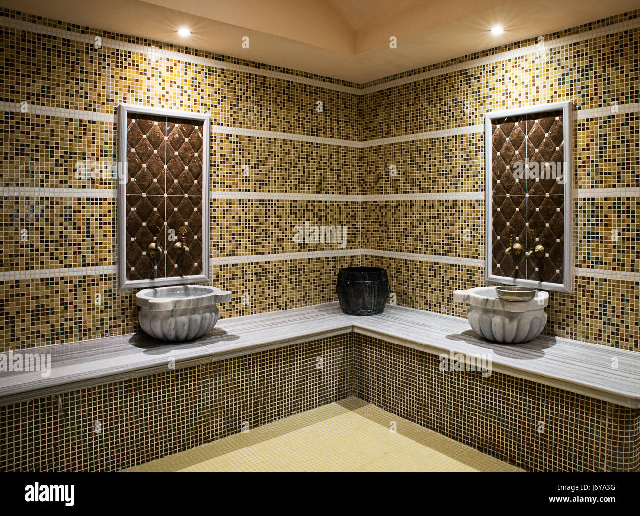 Detail of a traditional Turkish bath Stock Photo - Alamy