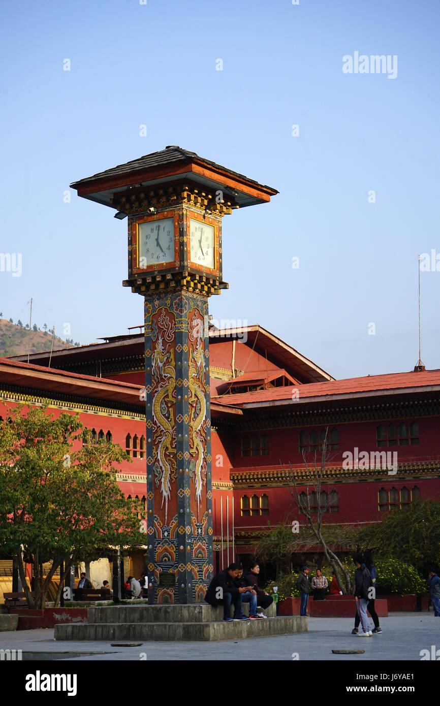 Clock tower square thimphu bhutan hi-res stock photography and images ...
