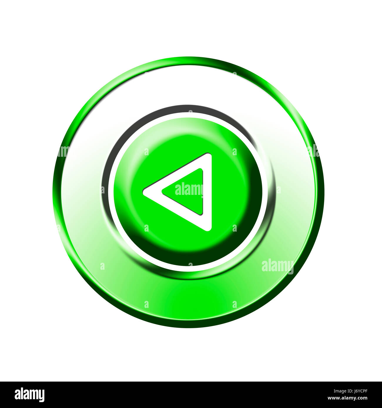 ok direction button triangle back arrow left sign signal isolated ...