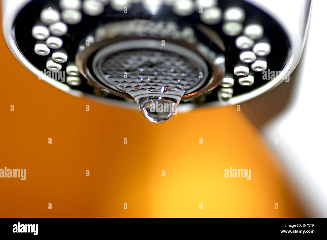 drop drip tap faucet water drops seeping sopping drips drinking drip drop Stock Photo - Alamy