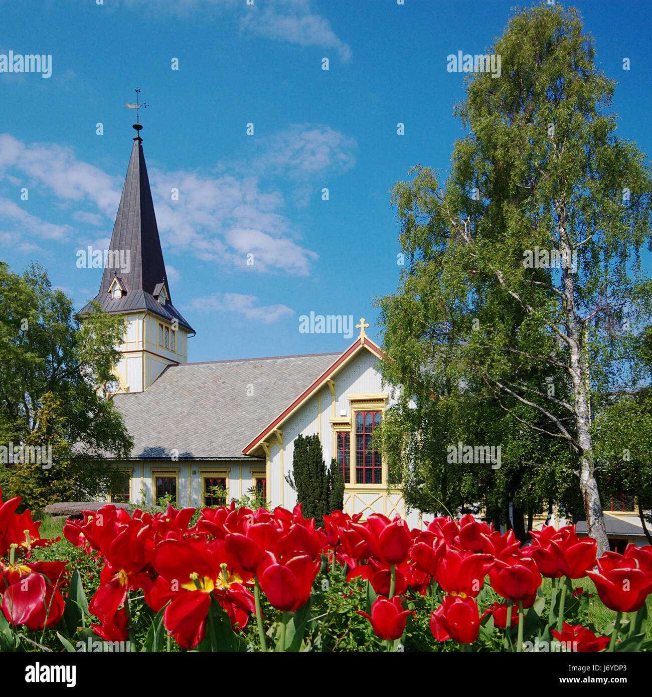 Church in grimstad hi-res stock photography and images - Alamy