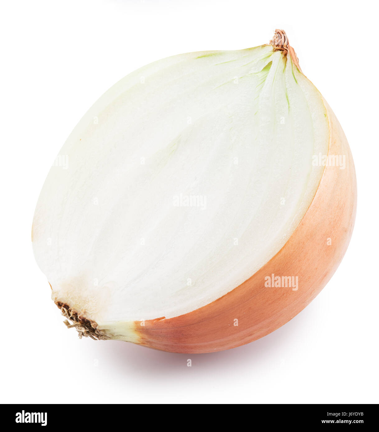 Half of onion isolated on a white background Stock Photo - Alamy