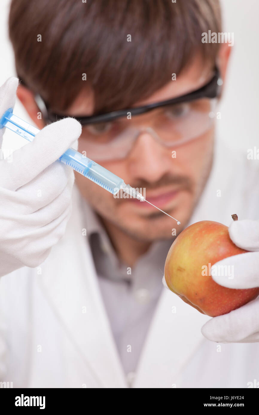 education experiment science research biology syringe injection apple ...