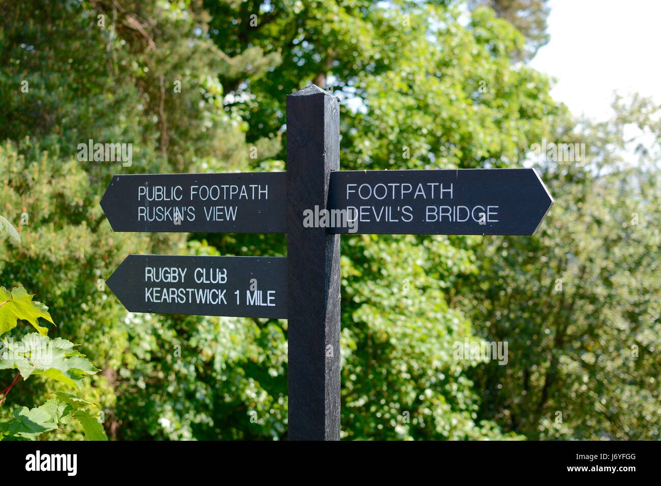 View public footpath finger hi-res stock photography and images - Alamy