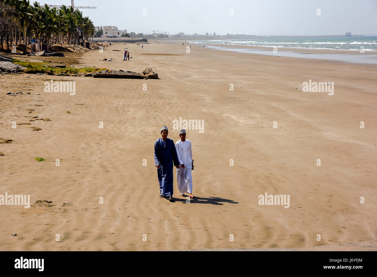 Oman Muscat Qurm beach Stock Photo - Alamy