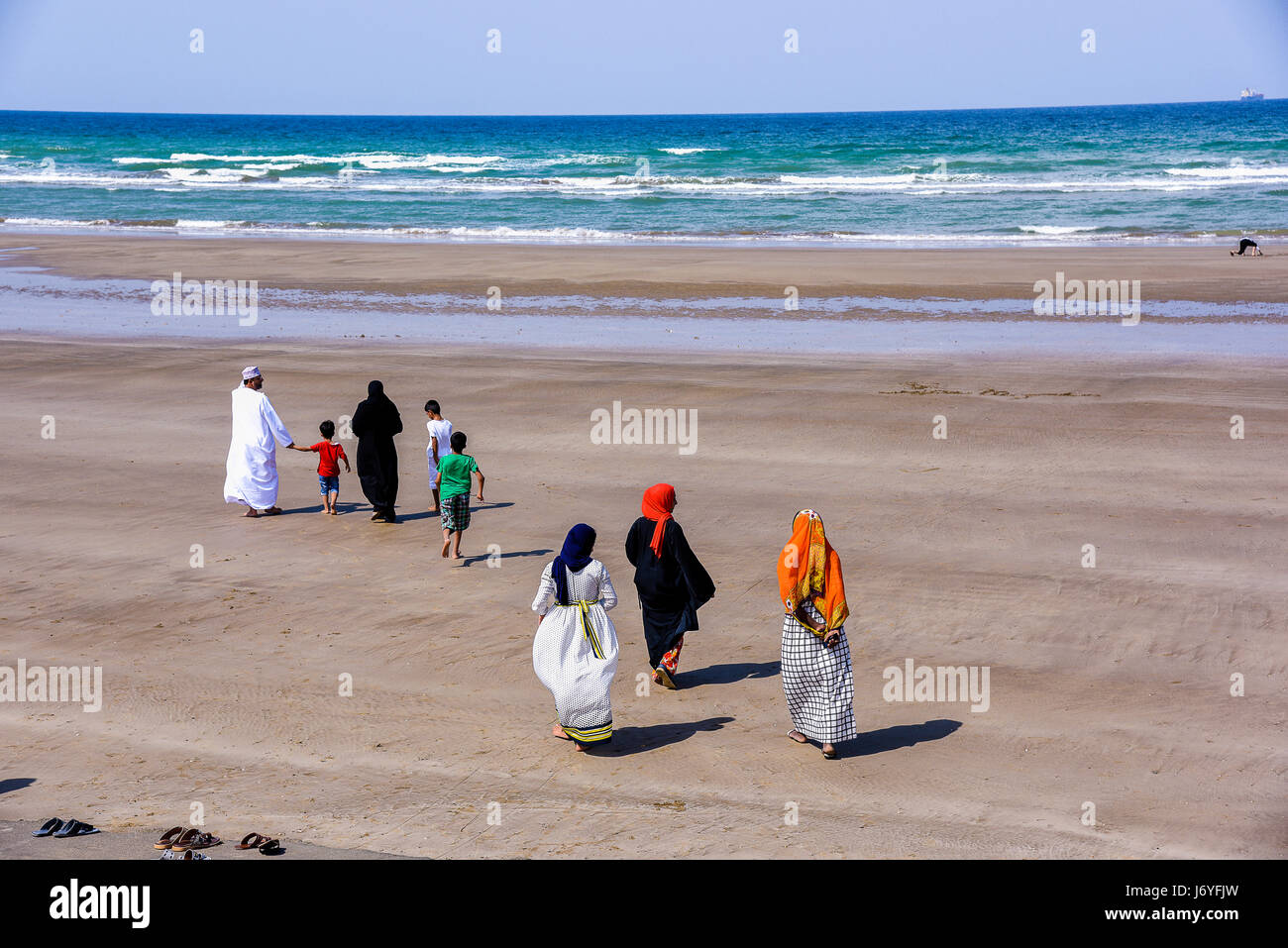 Oman Muscat Qurm beach Stock Photo - Alamy