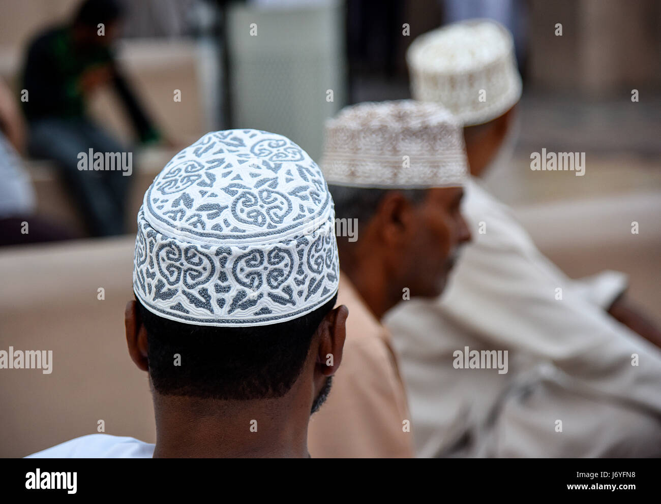 Typical omani caps hi-res stock photography and images - Alamy