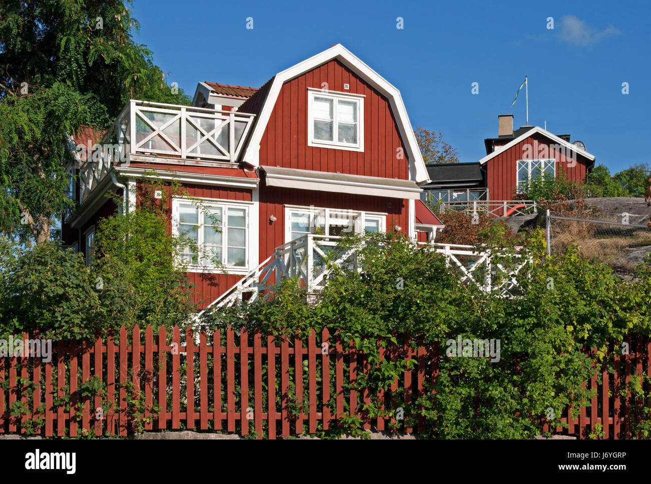 Swedish balcony hi-res stock photography and images - Alamy