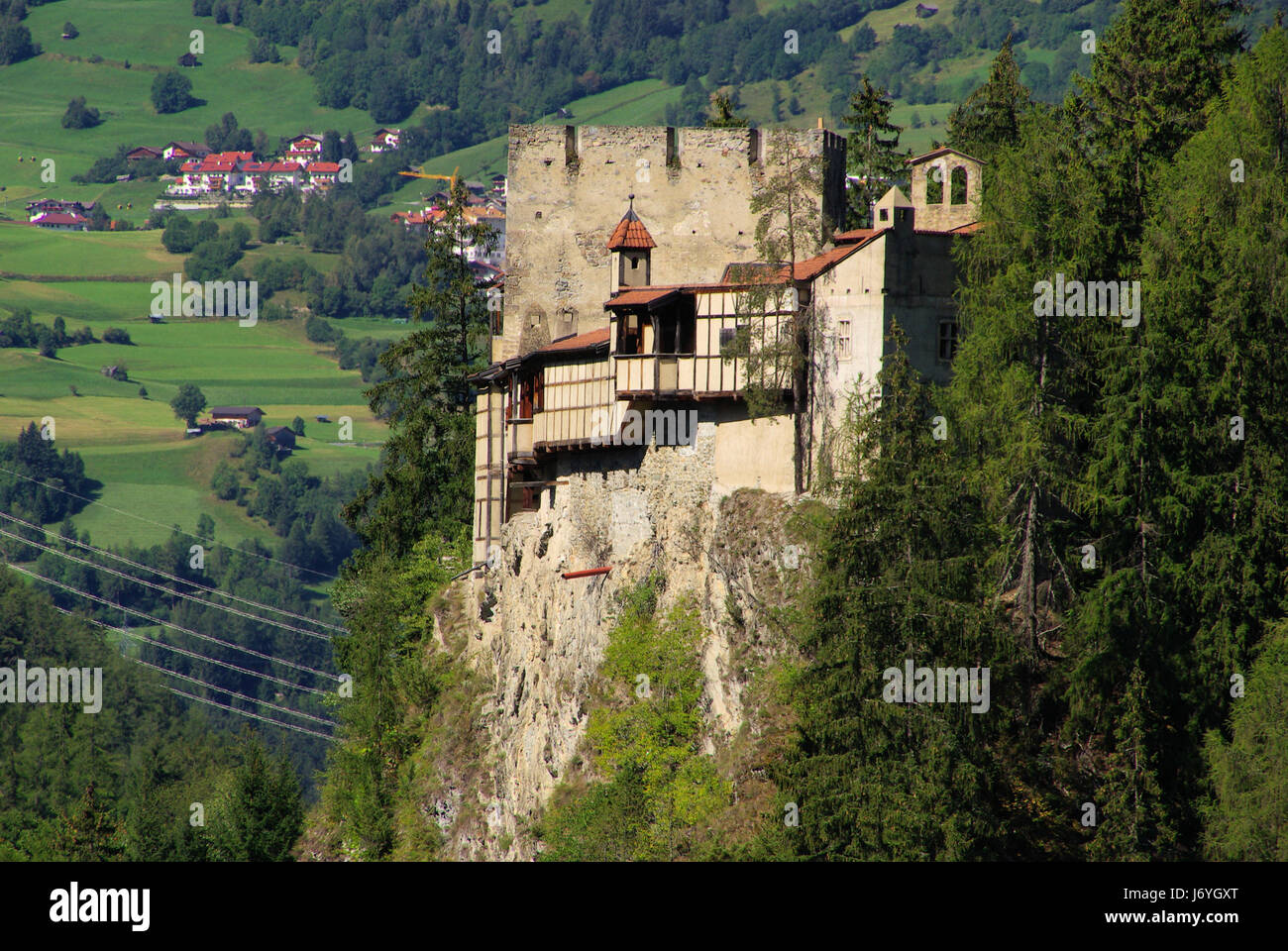 alps austrians tyrol mountain chateau castle tower tree alps austrians ...