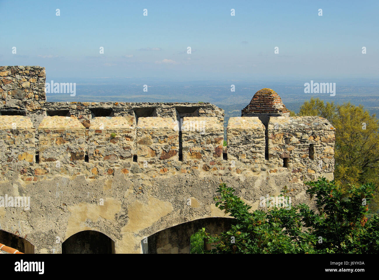 portugal fortress castle chateau tower historical stone europe rock ...