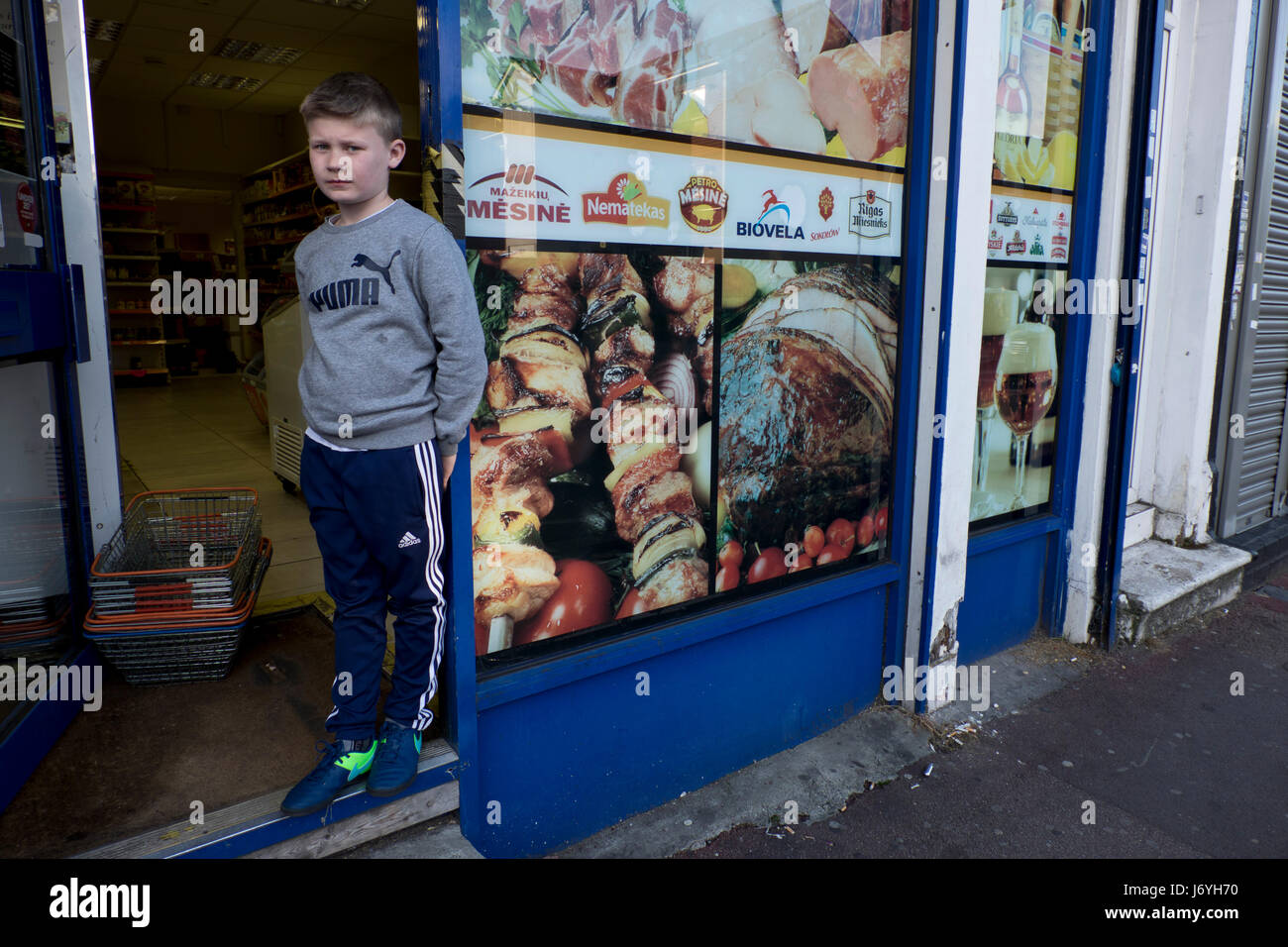 London eastern european shop hi-res stock photography and images - Alamy