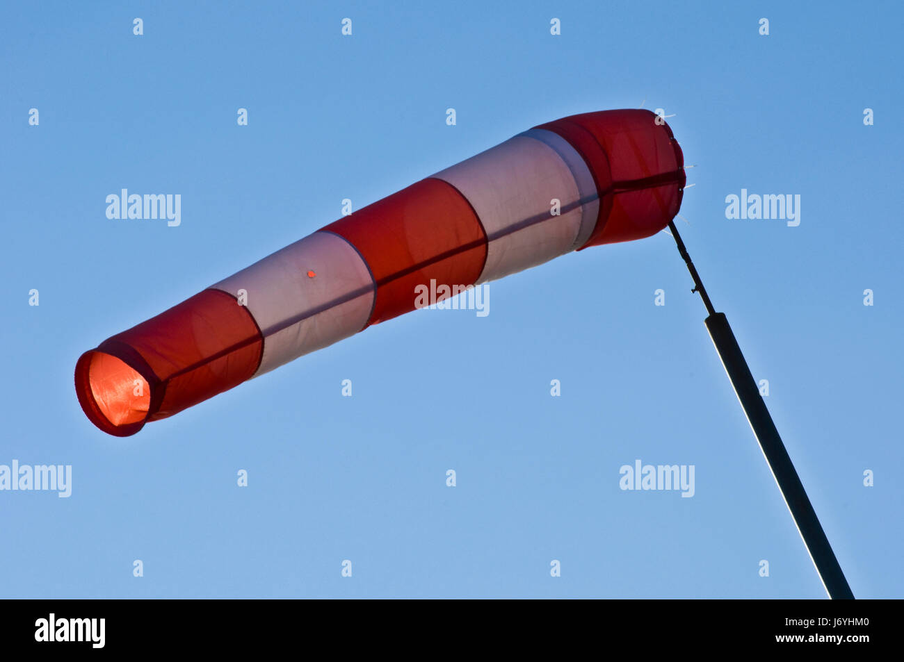 sign signal blue indicate show flag hose windy air red sign signal blue ...