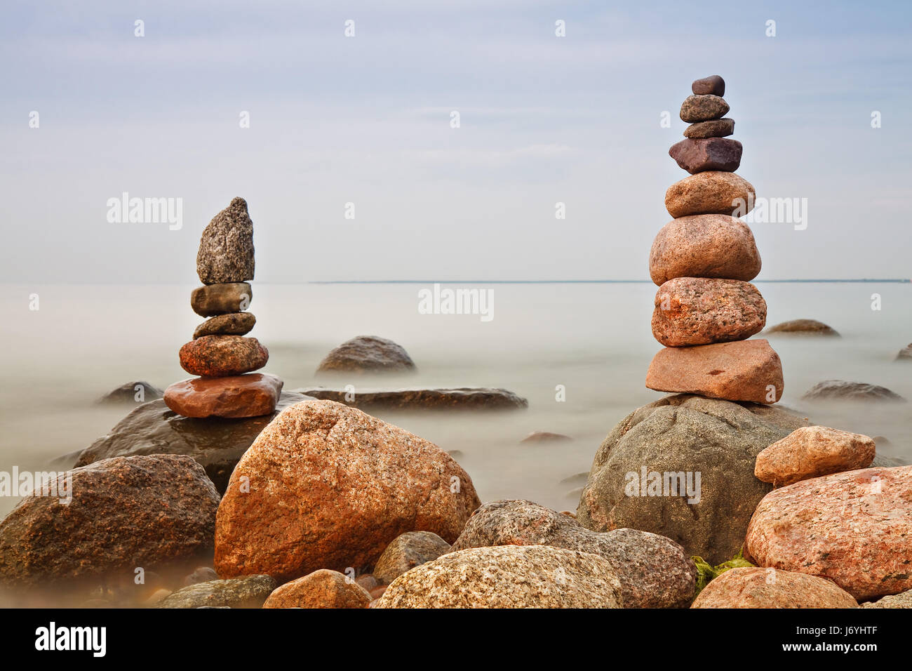 tower water baltic sea salt water sea ocean coast stack stones tower ...