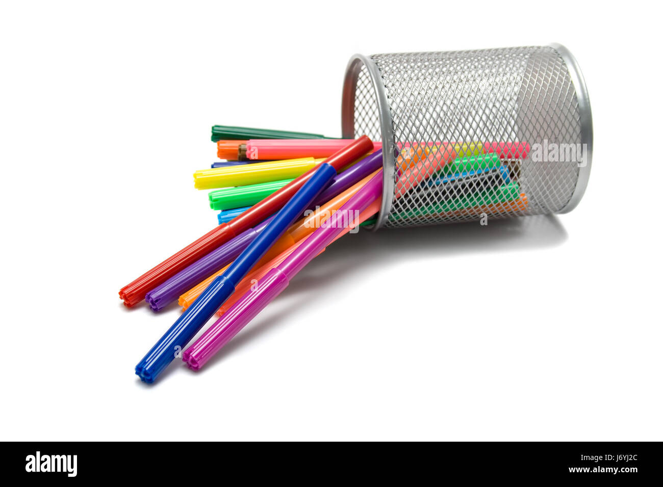 isolated lie lying lies holder felt set pen style pencil objects macro ...