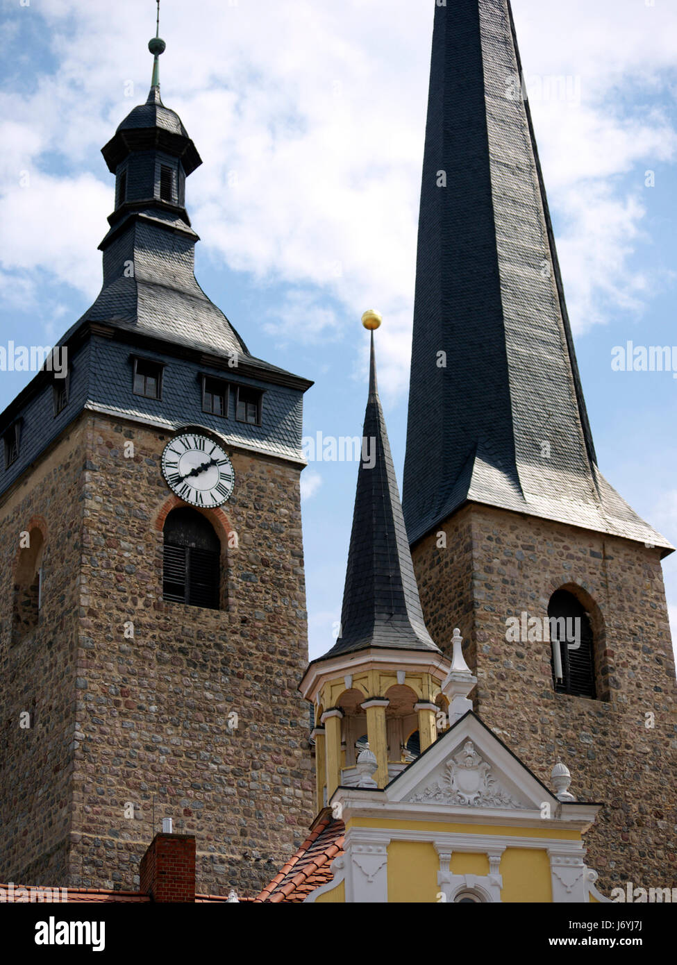 church steeple chateau castle detail religion church sightseeing ...