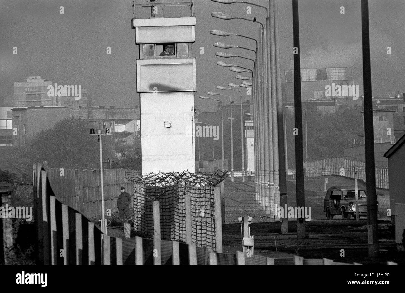 Old east german border Black and White Stock Photos & Images - Alamy