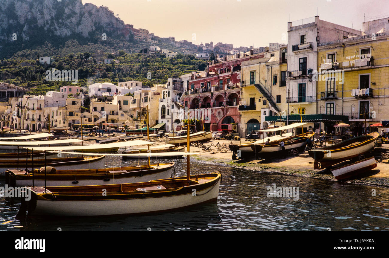 Capri Harbor, 1963 Stock Photo - Alamy