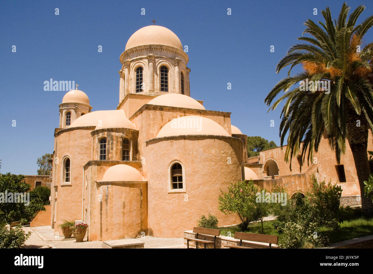 crete agia triada monastery Stock Photo - Alamy