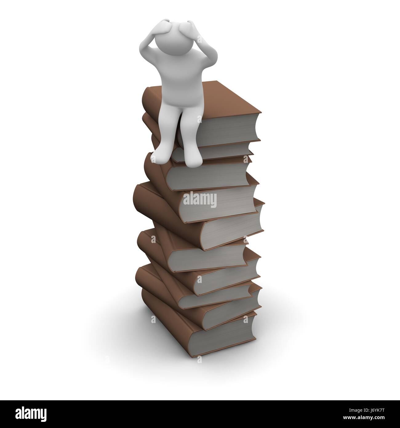 frustration frustrated books reader overload book much a lot guy study ...